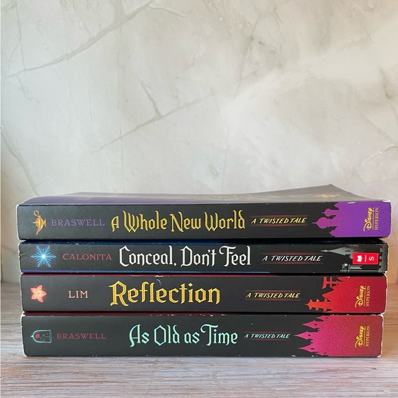 Disney | Accents | Disney Twisted Tale Book Set Black And Red | Poshmark